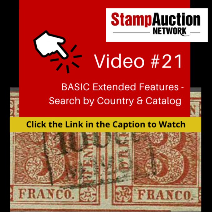 Stamp Auction Network - Mobile